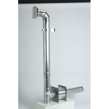 DuraVent DVL Galvanized Steel Double Wall 90 Degree Elbow Connector ...