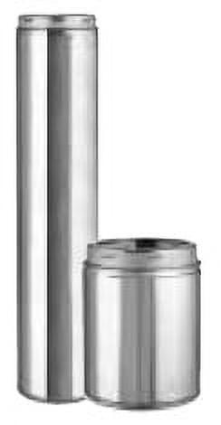 Selkirk 8UT-18 8" X 18" Stainless Steel Insulated Chimney Pipe ...