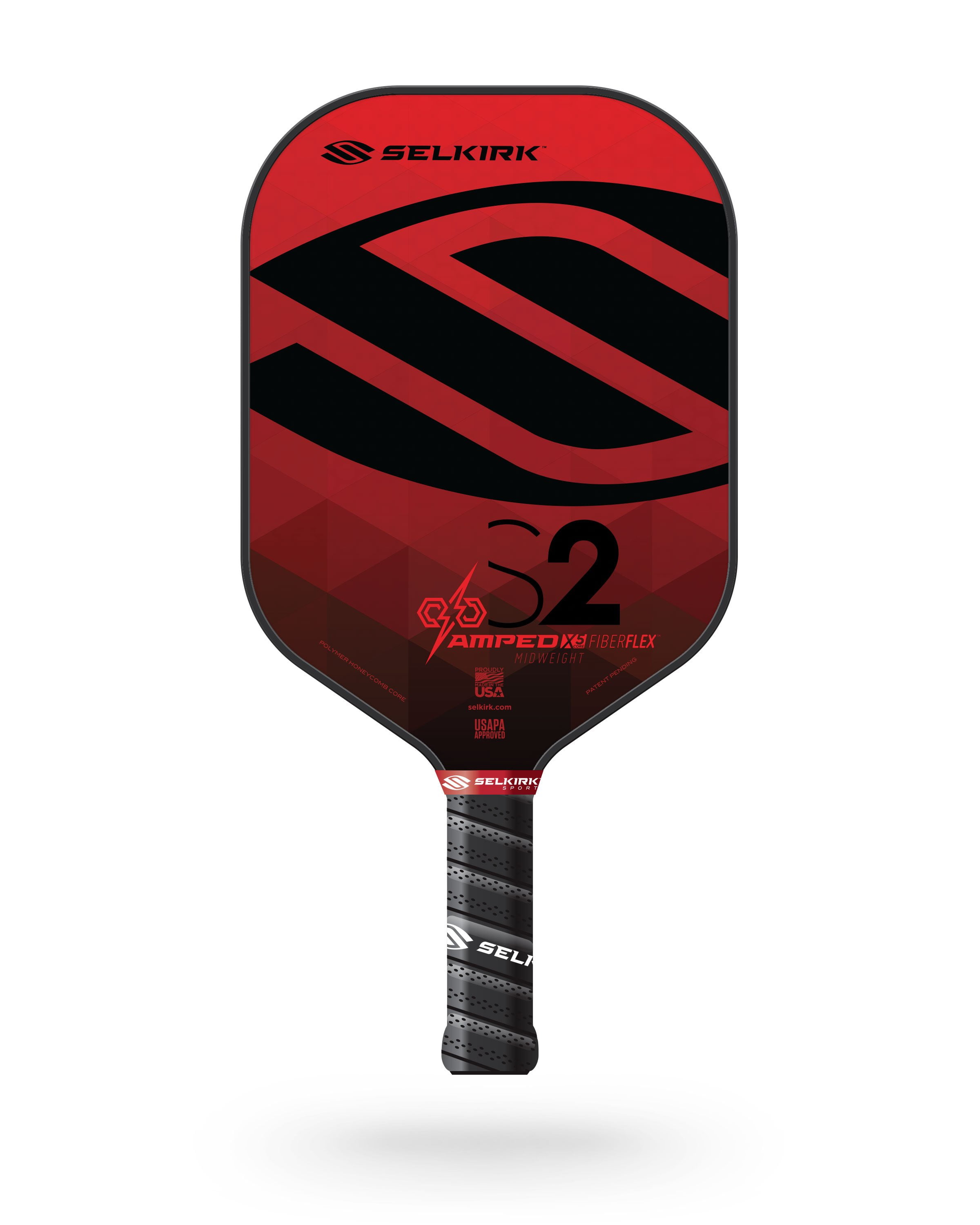 Selkirk Amped S2 Midweight Red Pickleball Paddle - Walmart.com