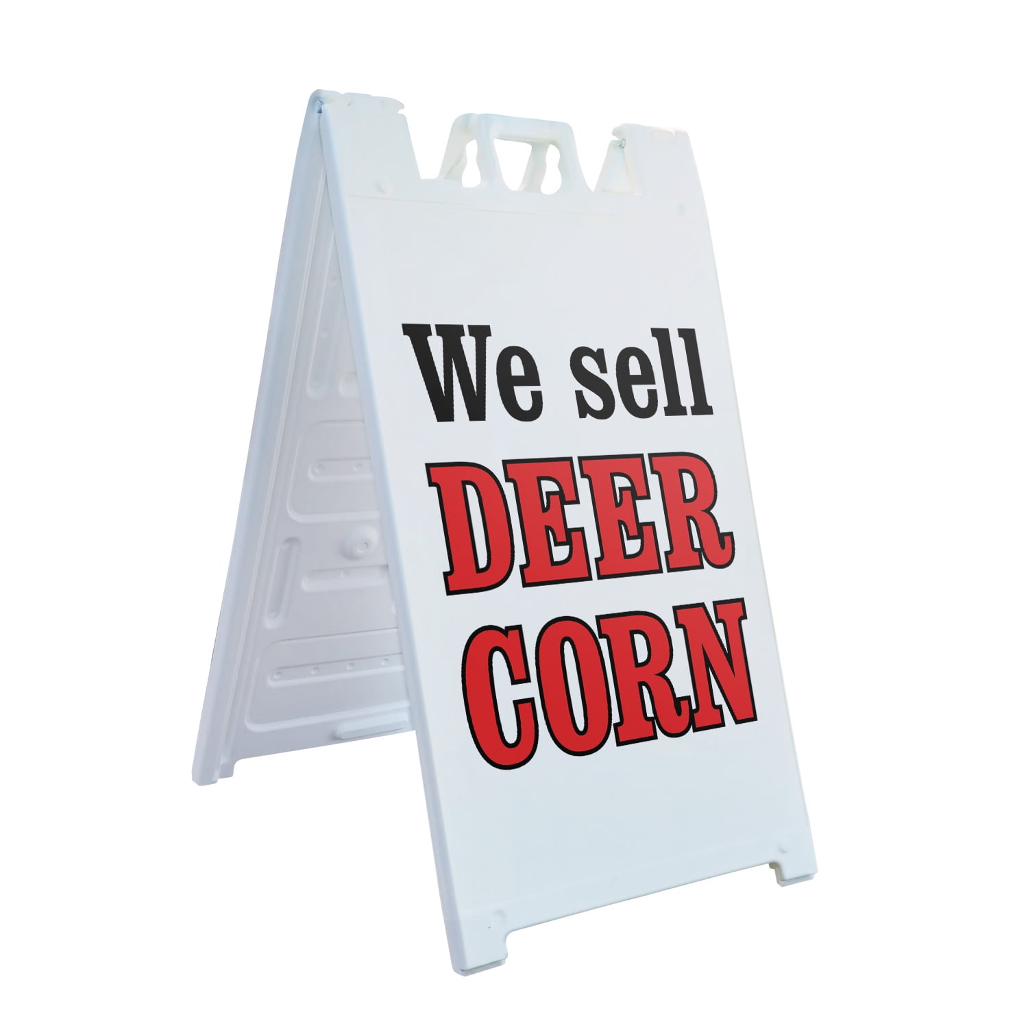 We Sell Deer Corn 24" x 36" Double Sided A-Frame Sidewalk Sign Includes ...