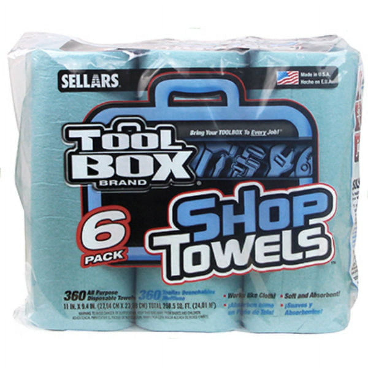 Sellars 5441602 Blue Shop Towel - Walmart.com