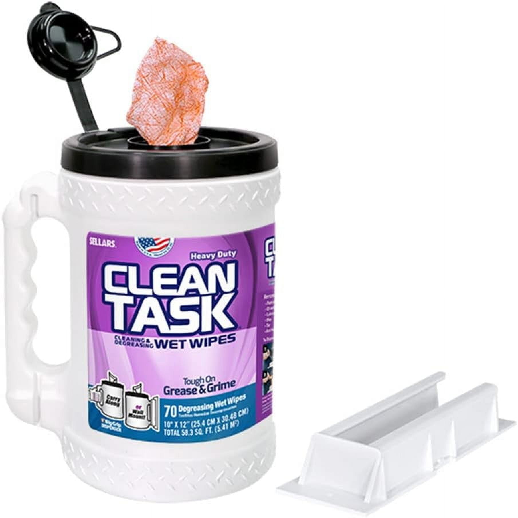 Sellars 90153 Clean Task™ Cleaning & Degreasing Wet Wipes Dispenser ...