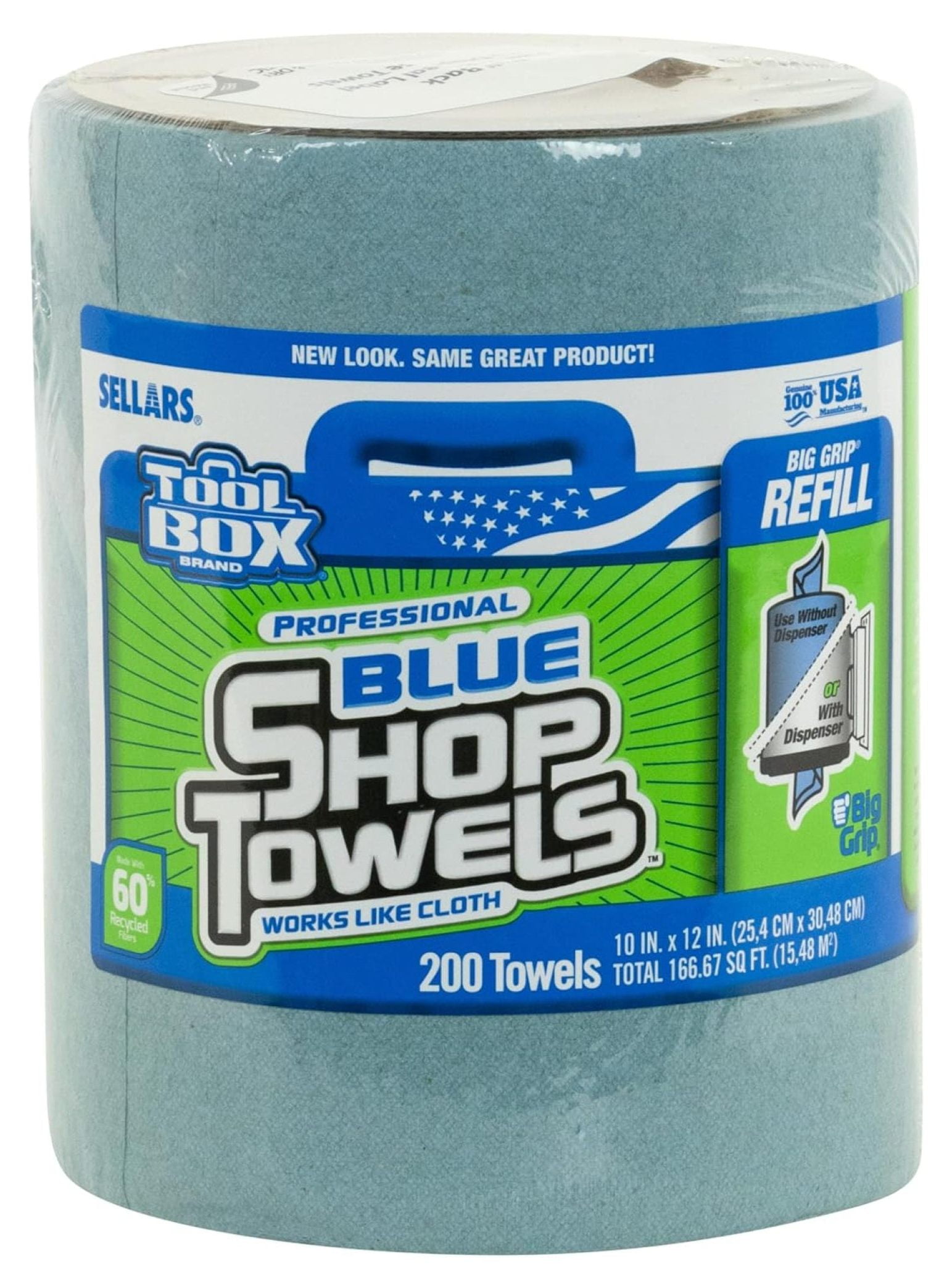 Sellars Blue Shop Towel Big Grip R Refill Roll - Walmart.com