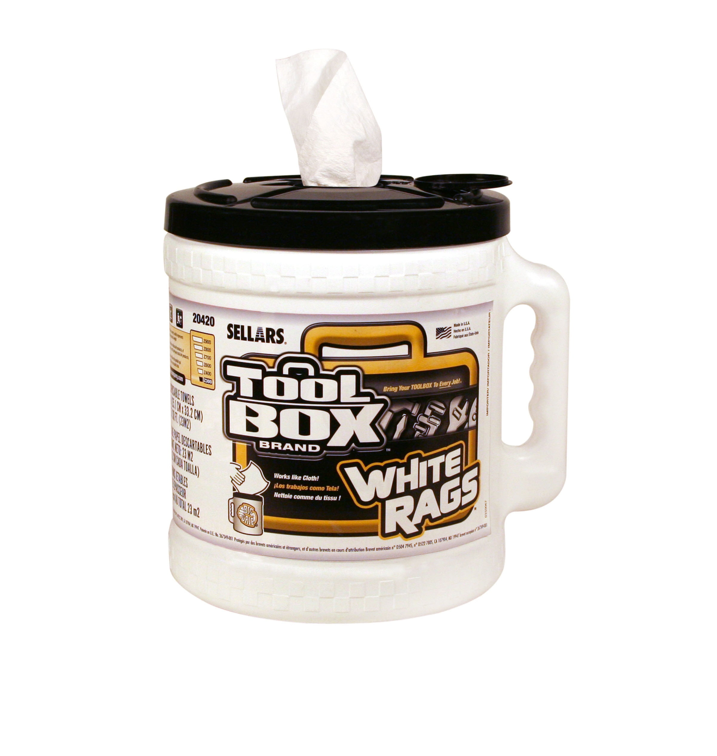 Sellars Toolbox Z300 Big Grip 275Ct White 10"X12" Sht 2/Cs - Walmart.com