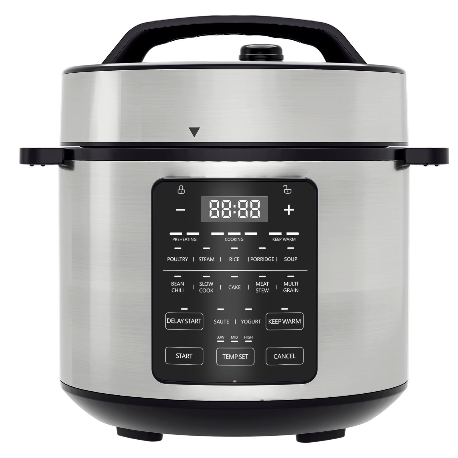 Sellary Electric Pressure Rice Cooker, 6QT large capacity, 12-in-1 ...