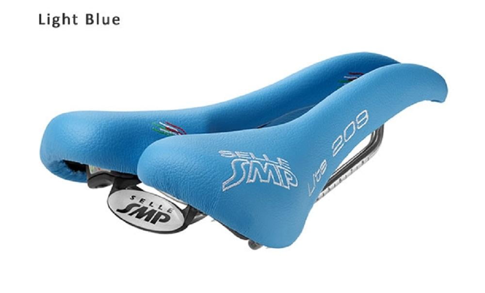 Selle SMP Lite 209 Bicycle Saddle - Light Blue / Steel Rails - Walmart.com