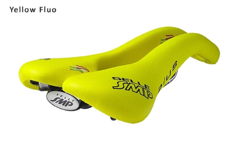 Selle SMP Plus Pro Saddle - Yellow Fluo - Walmart.com