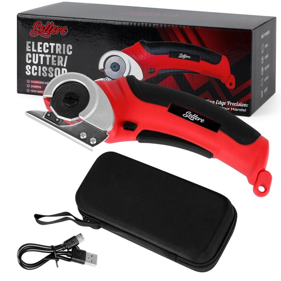 Sellere Electric Cutter for Cardboard & Carpet - Cordless Electric ...