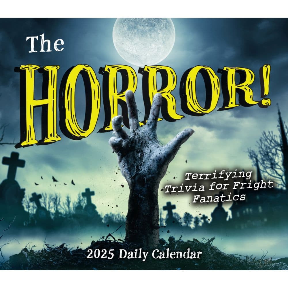Sellers Publishing, The Horror Terrifying Trivia 2025 Desk Calendar ...