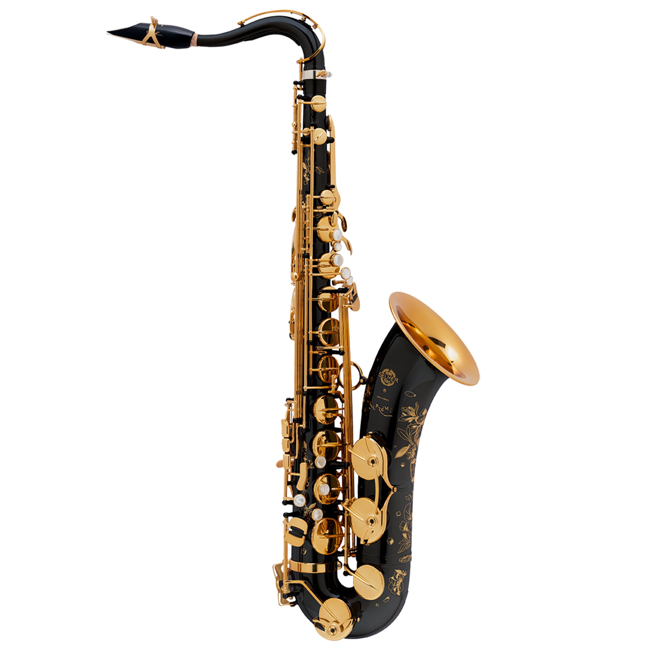 Selmer Paris 94BL Supreme Tenor Saxophone Black Lacquer - Walmart.com