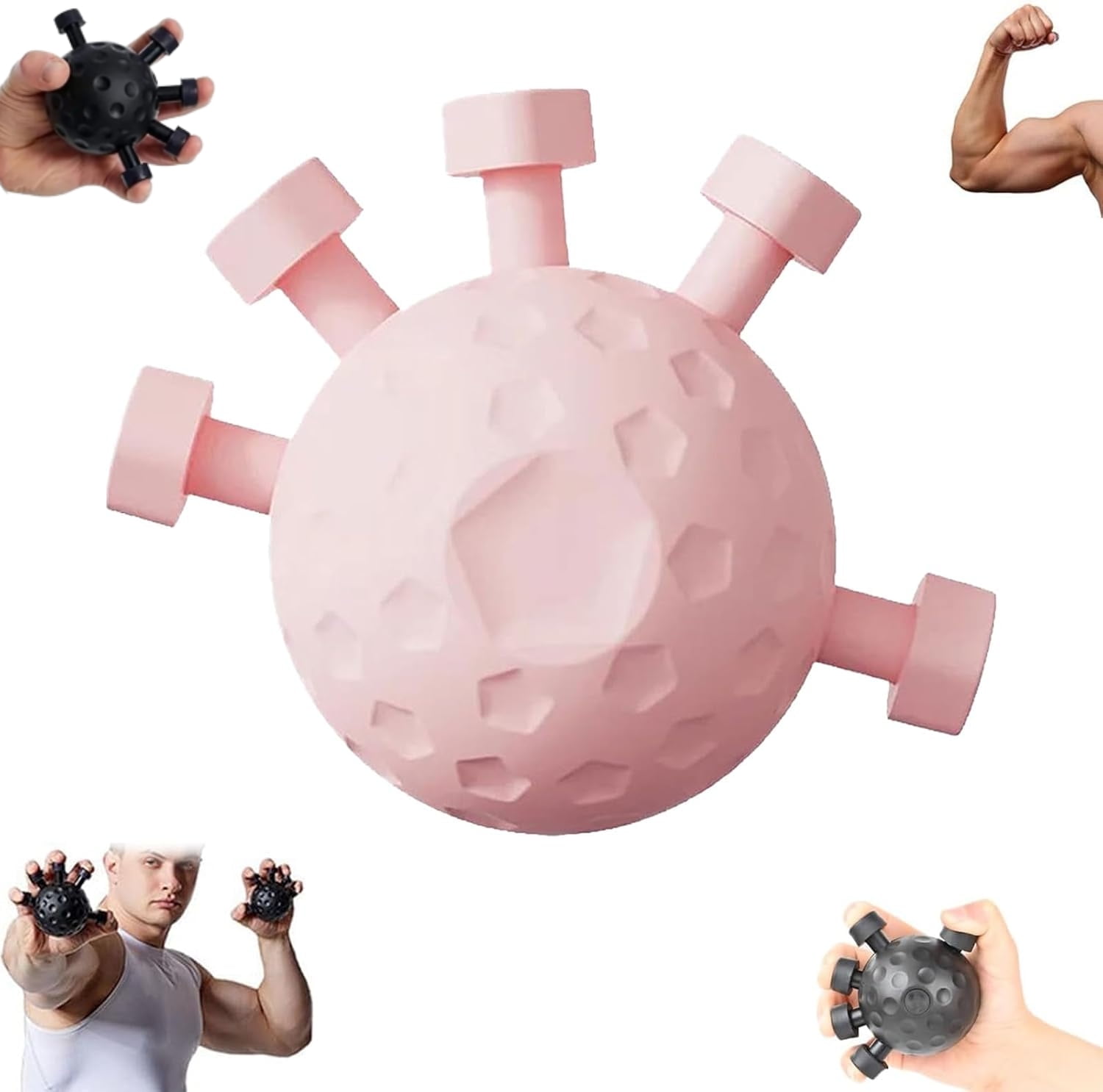 Seloniax Strength Ball, Forearm Wrist Strengthener, Grip Strength ...
