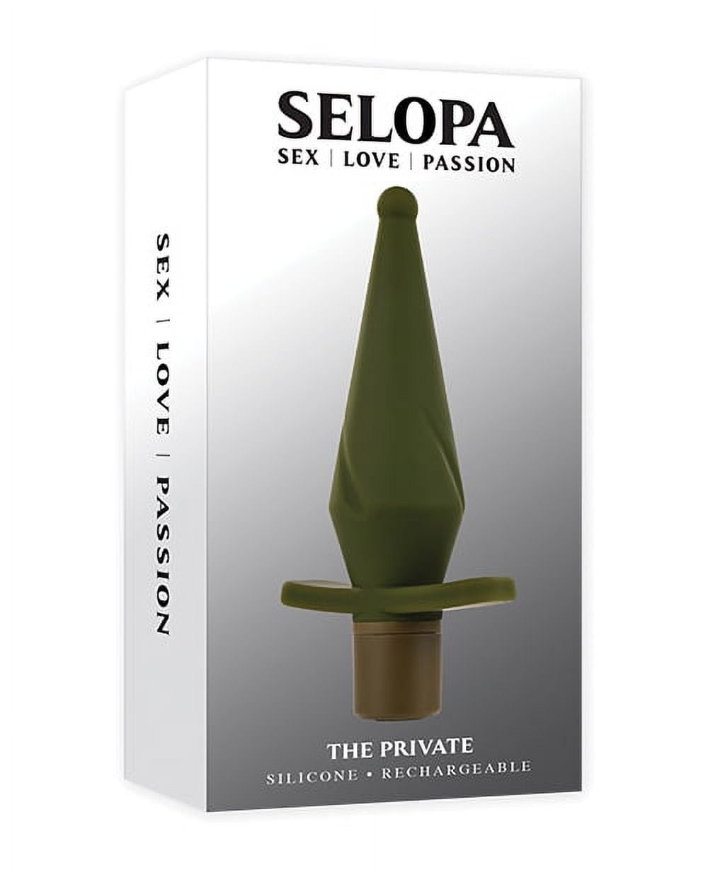Selopa The Private Rechargeable Butt Plug Silicone Green - Walmart.com