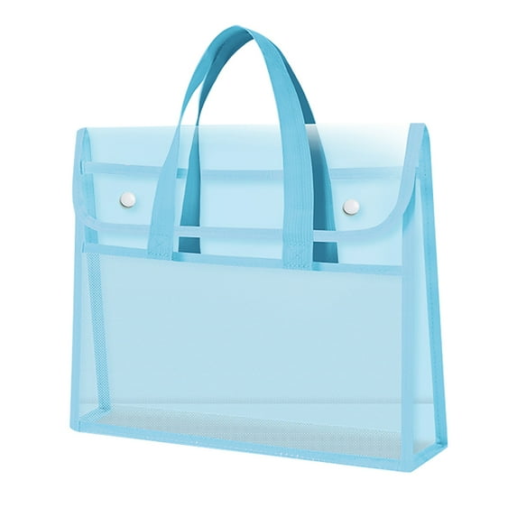 Selrti Expandable Transparent Plastic File Folder with Snap Closure ...