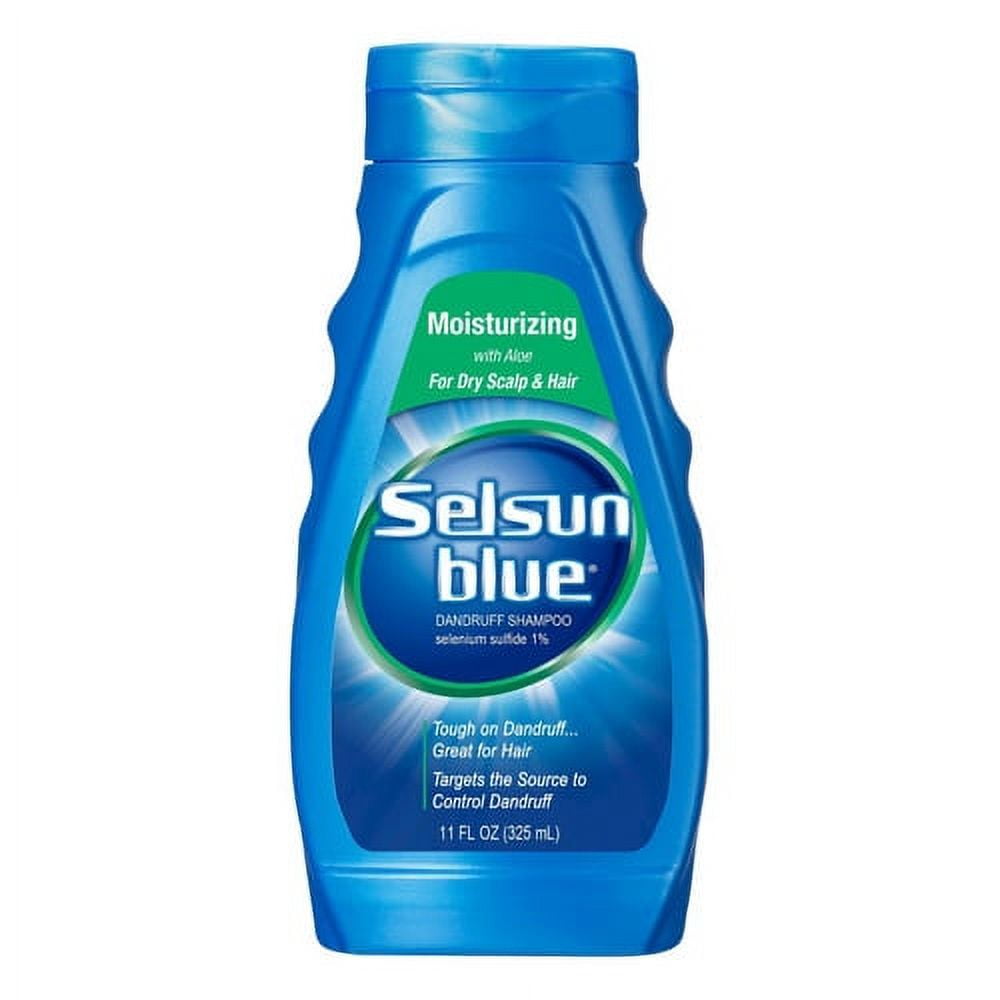 Selsun Blue Dandruff Shampoo Moisturizing - 11 Oz, 3 Pack - Walmart.com
