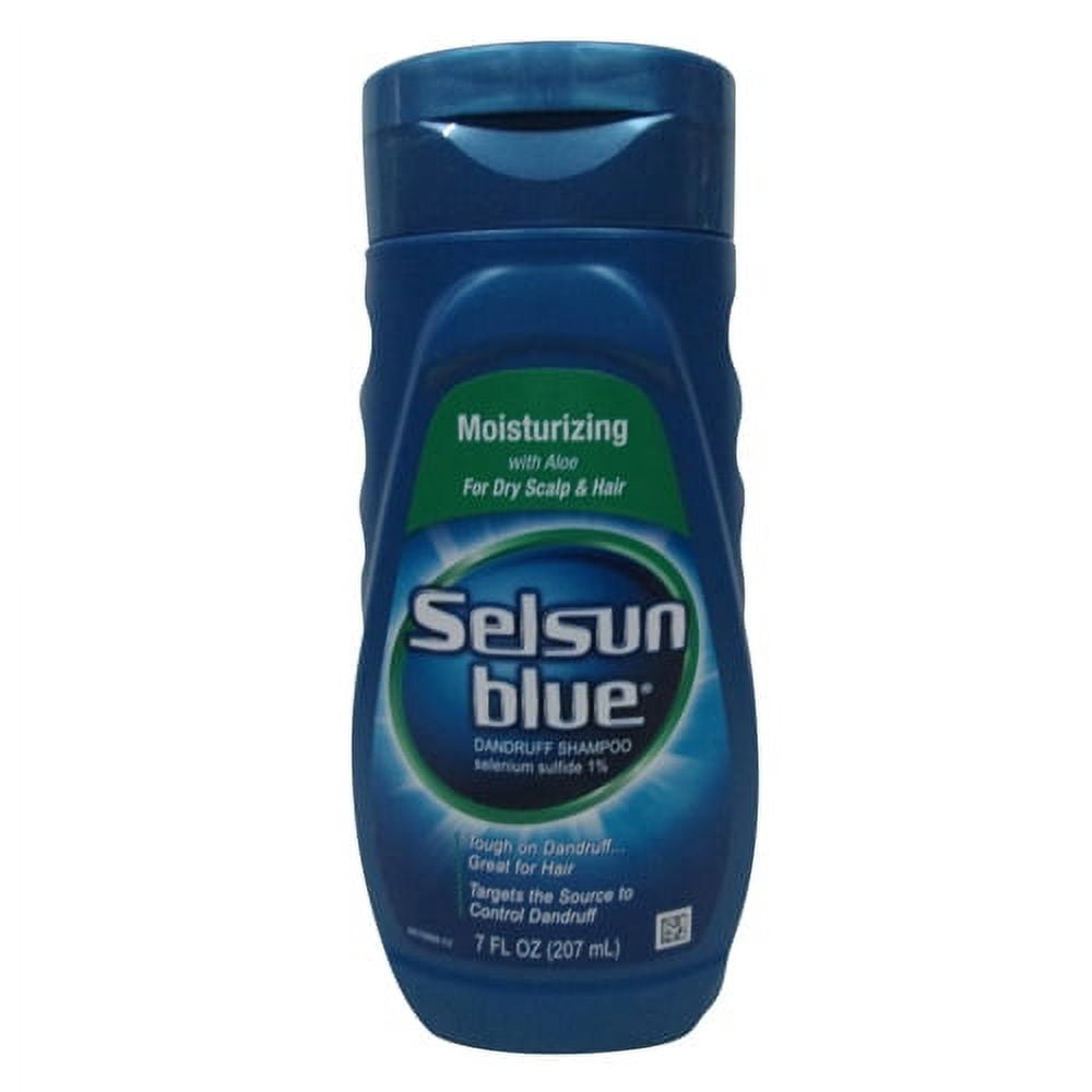 Selsun Blue Dandruff Shampoo, Moisturizing Treatment - 7 Oz, 2 Pack ...