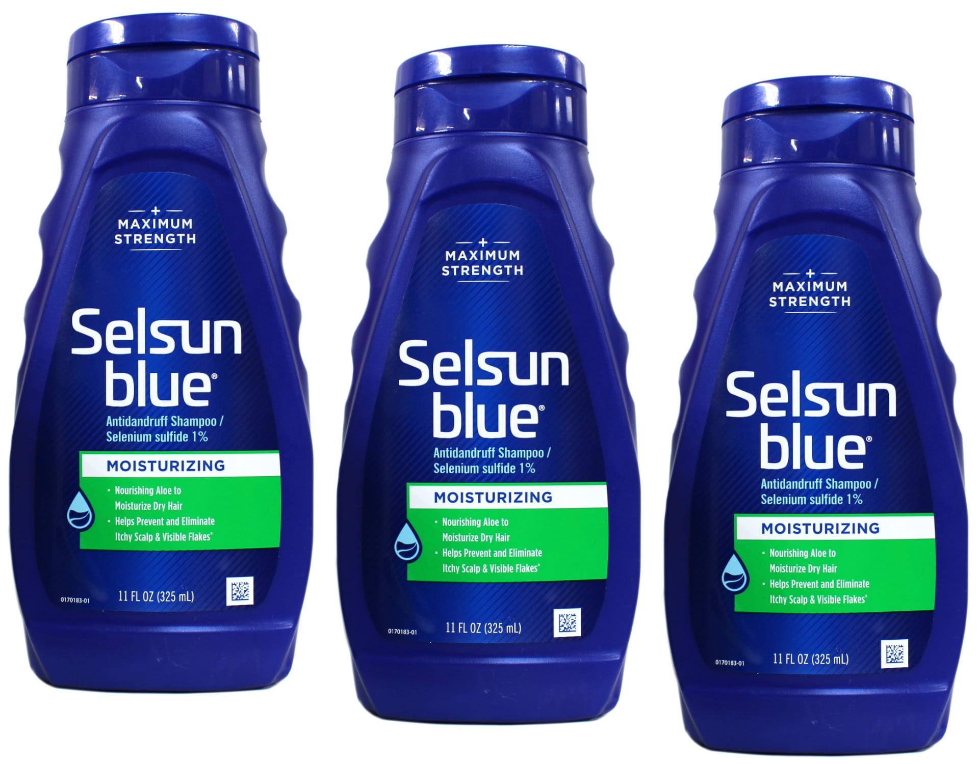 Selsun Blue Moisturizing Dandruff Shampoo 11 oz (Pack of 3) - Walmart.com