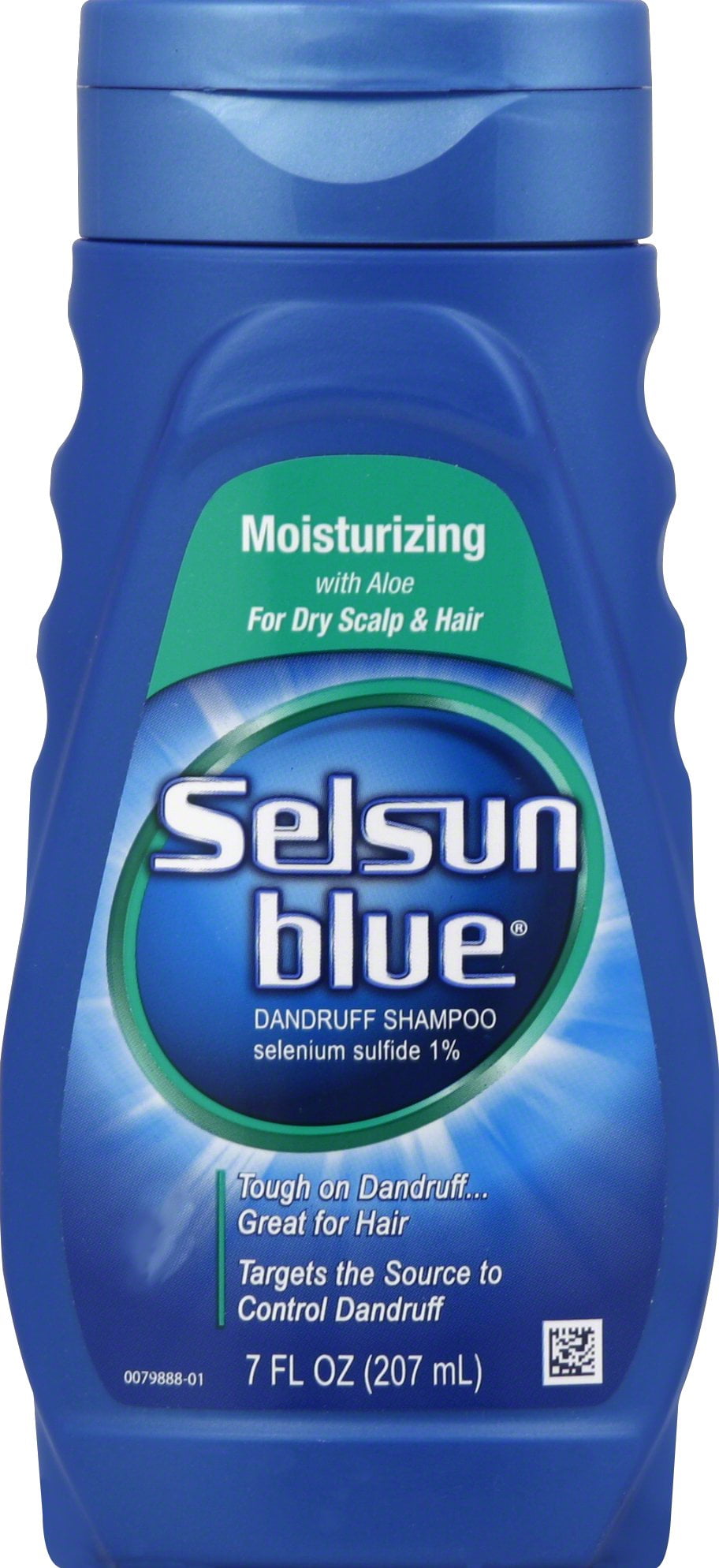Selsun Blue Moisturizing Dandruff Shampoo with Aloe for Dry Scalp and ...