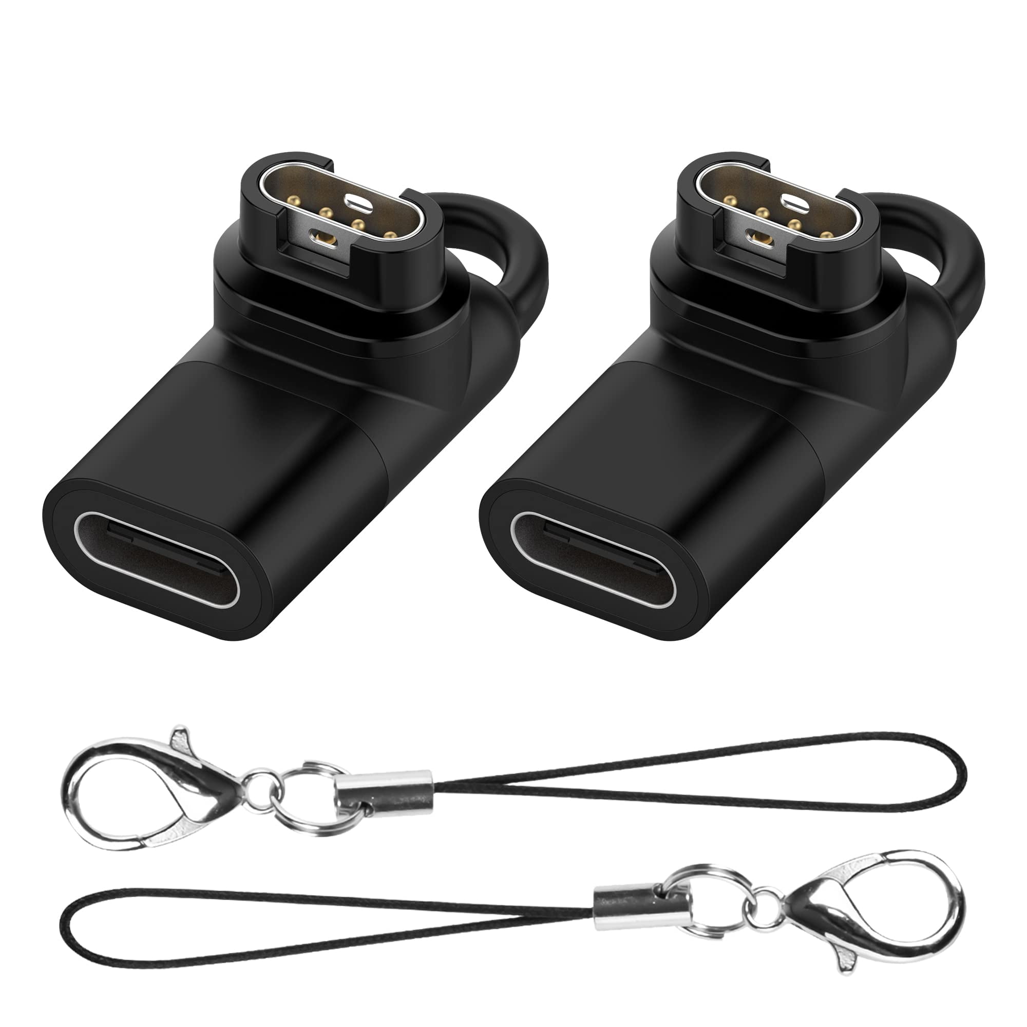 Seltureone (2 Pack Type C Adapter for Garmin Charger Connector, USB C ...
