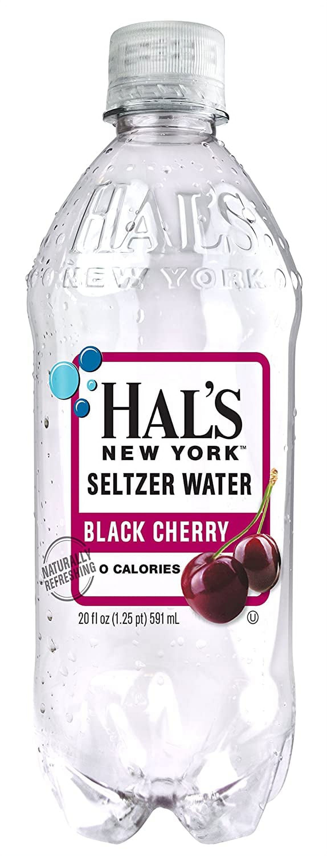 Seltzer Carbonated Black Cherry Flavored Sparkling Water, Zero Sugar, Zero Calorie, Zero Carbs ...