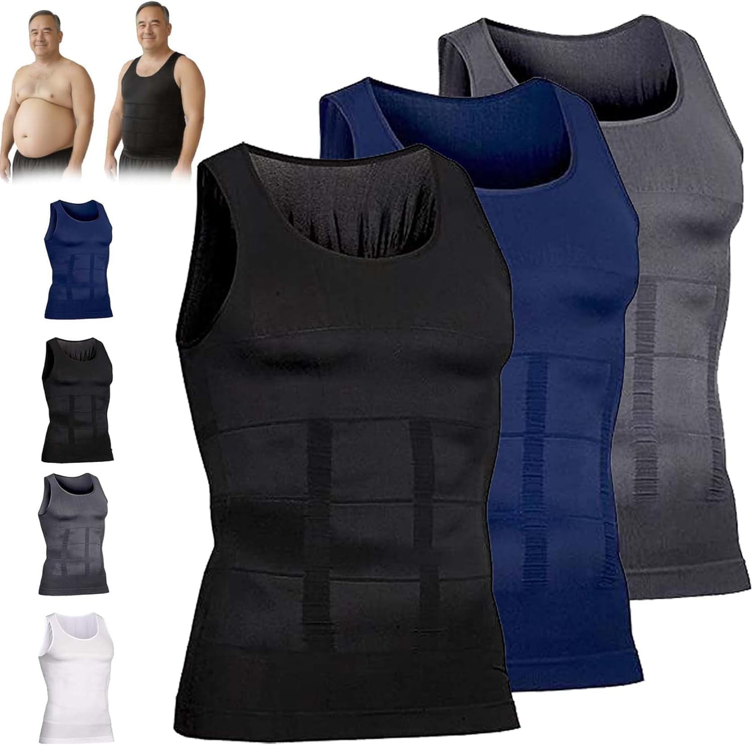 Selure Shaping Tank Men, Selure Compression Shirt, 2025 New Shaping ...