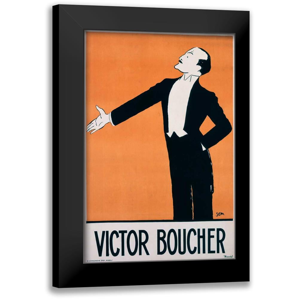Sem 13x18 Black Modern Framed Museum Art Print Titled - Victor Boucher ...