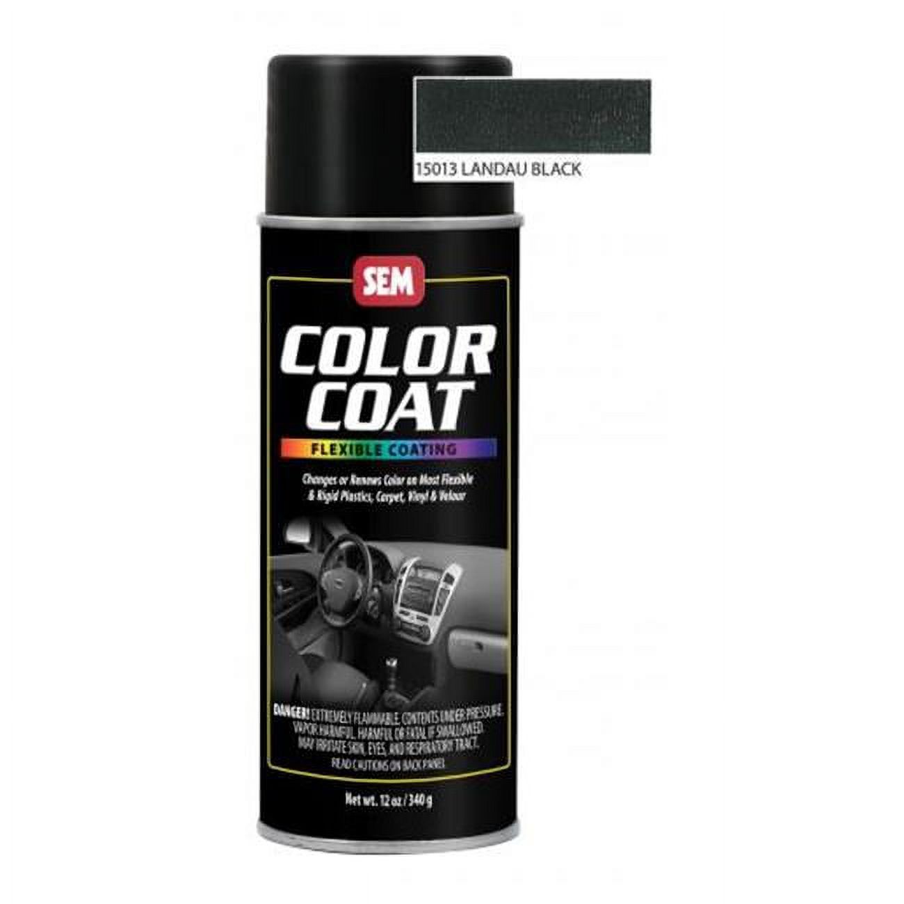 Sem Products Landau Black Color Coat Aerosol Spray Landau Black