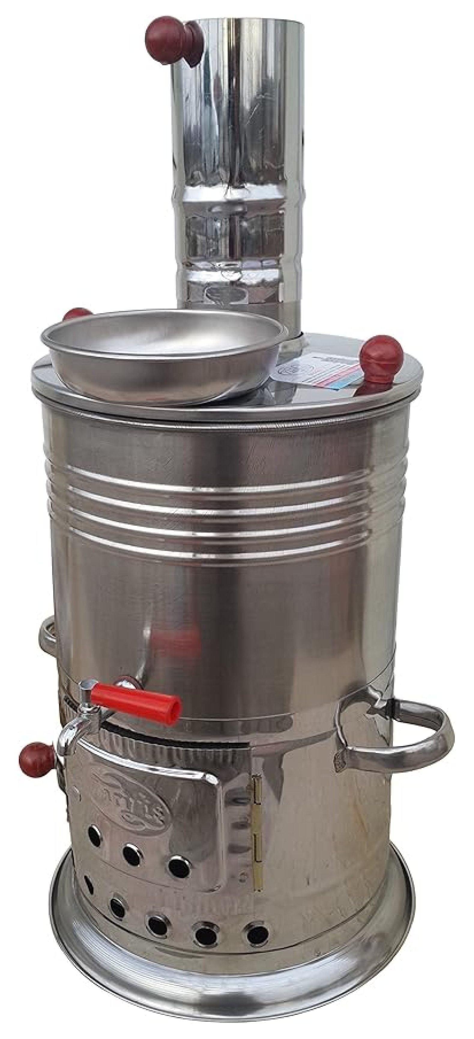 Semaver - Turkish Tea Maker Kettle with single taps -Silver color ...