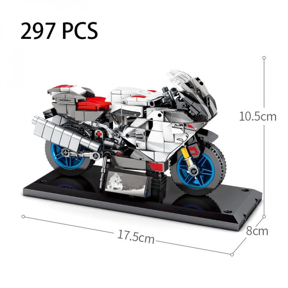 Sembo Blocks Motorcycle City Police Motorbike Model Building Racing ...