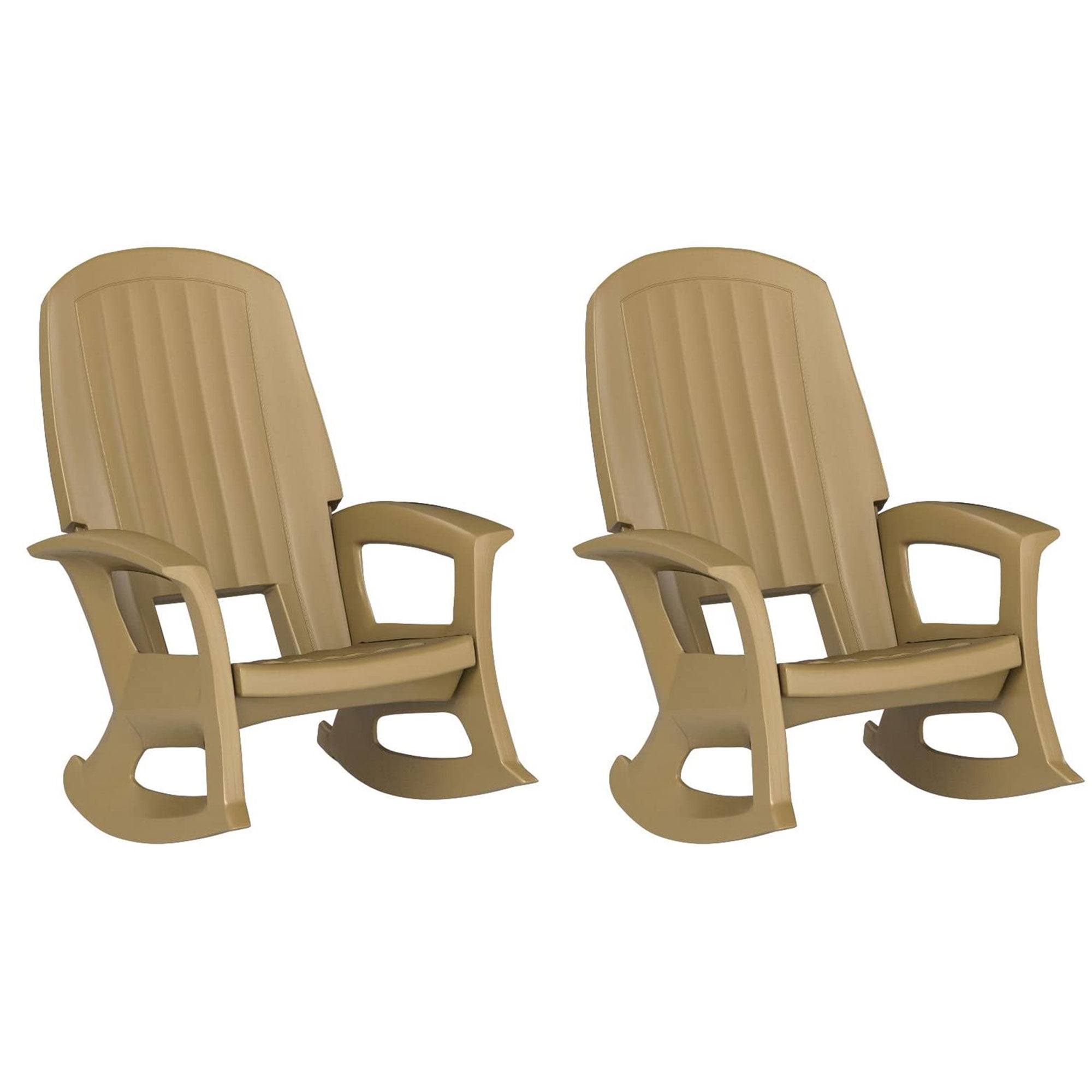 Semco 2-Pack Rockaway All-Weather Outdoor Rockers, Weatherproof ...