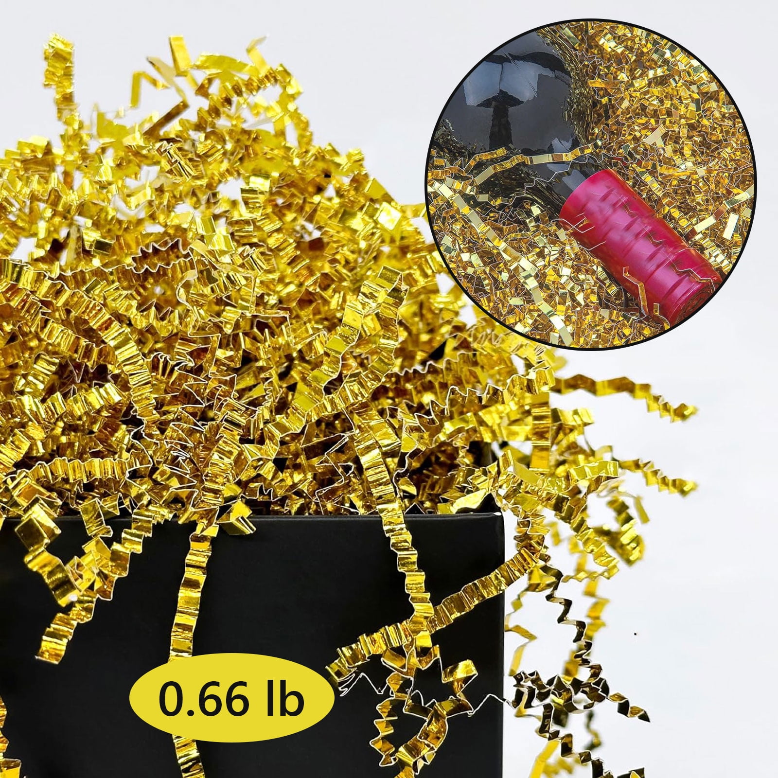 Semfri Crinkle Cut Paper 0.66 lb Paper Shred Filler Shred Filler ...