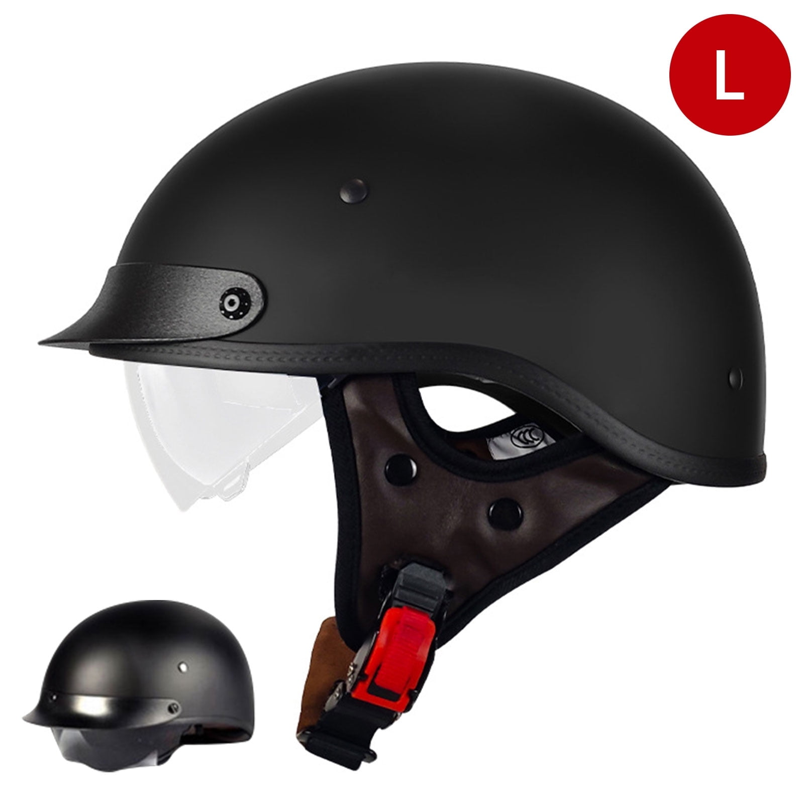 Semfri Half Helmets Off-Road Bike Helmet Open Face Off-Road Bike Helmet ...