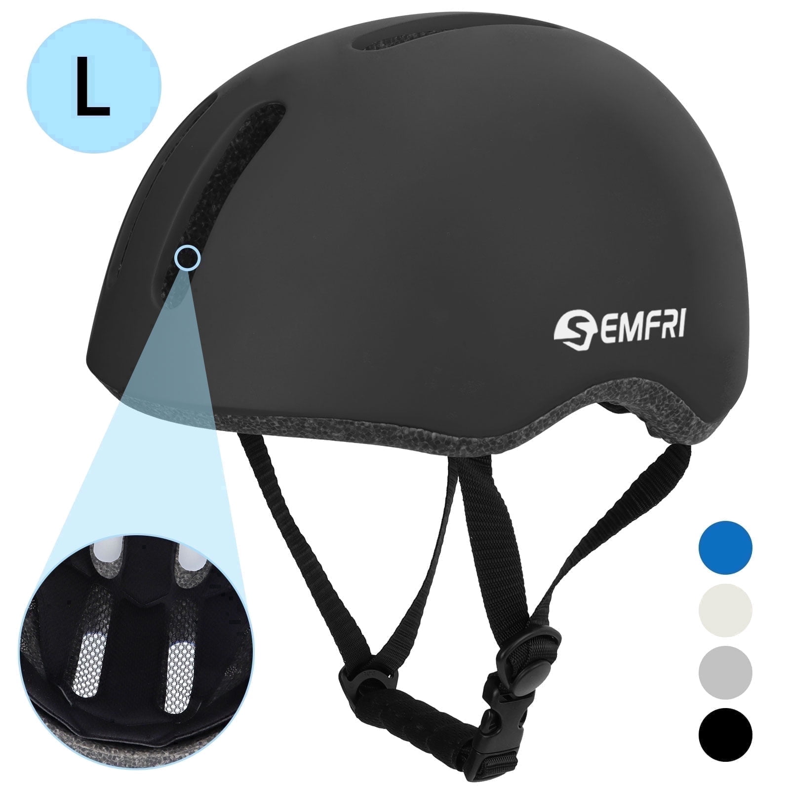 Semfri Adult Bike Helmet Skateboard Road Cycling Helmet Suitable Multi ...