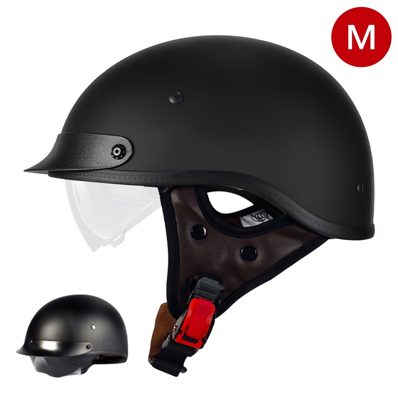 Semfri Half Helmets Off-Road Bike Helmet Open Face Off-Road Bike Helmet ...