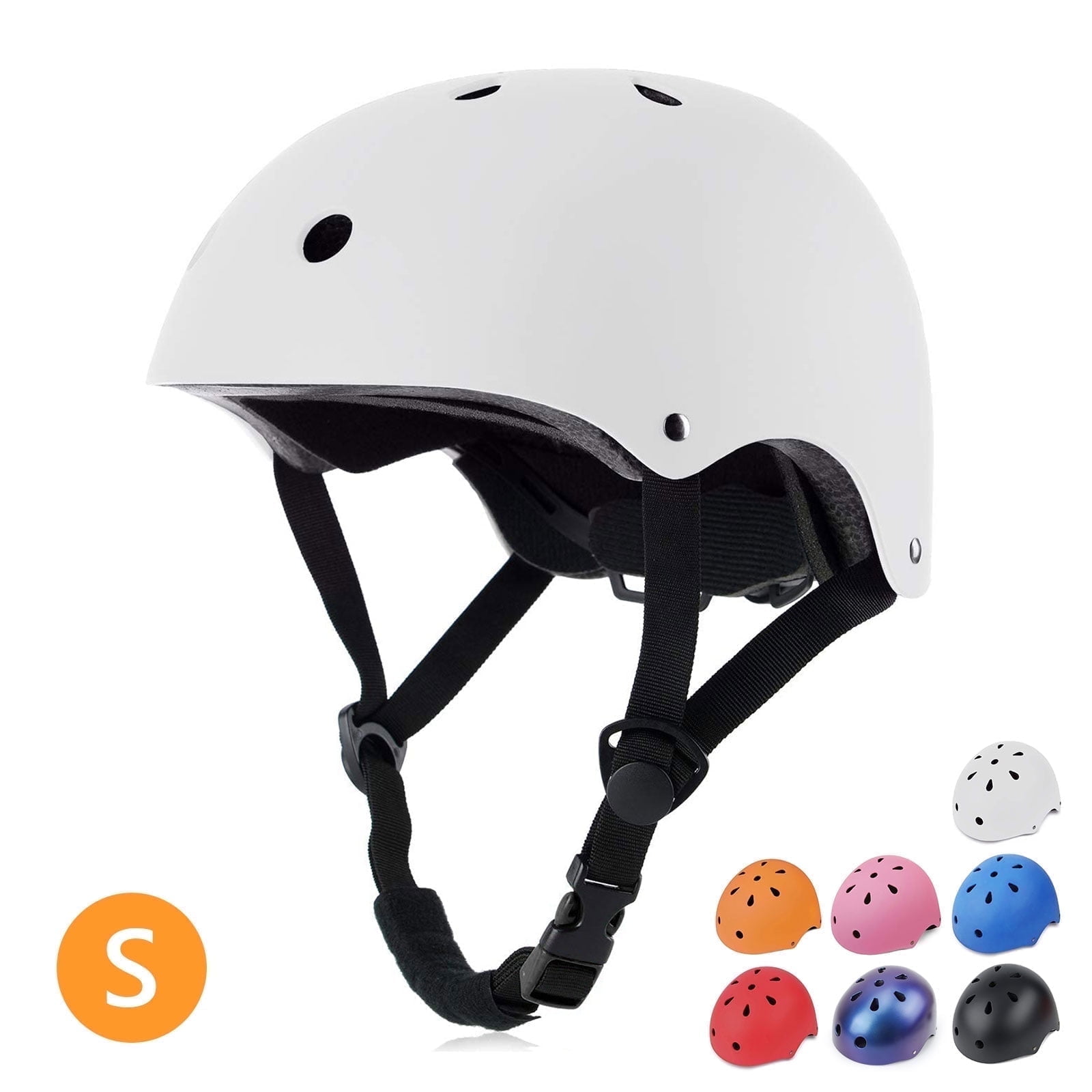 Semfri Kids Bike Helmet, Toddler to Youth, Adjustable, Ages 3-8, ABS ...