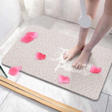 Semfri Pebble Bath Tub Shower Mat Non Slip Bathtub Mat for Bathroom ...