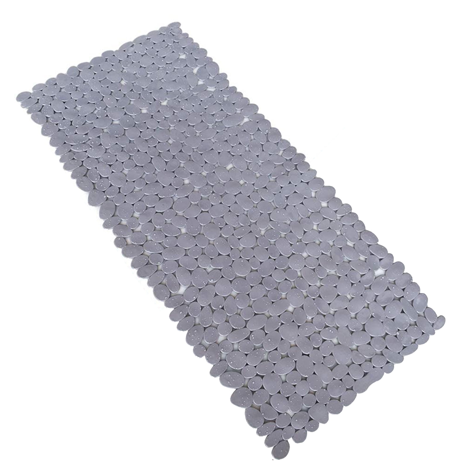 Semfri Anti-Safety Large Plastic Pebble Bath Tub Mat, 35x16 inch, Non ...