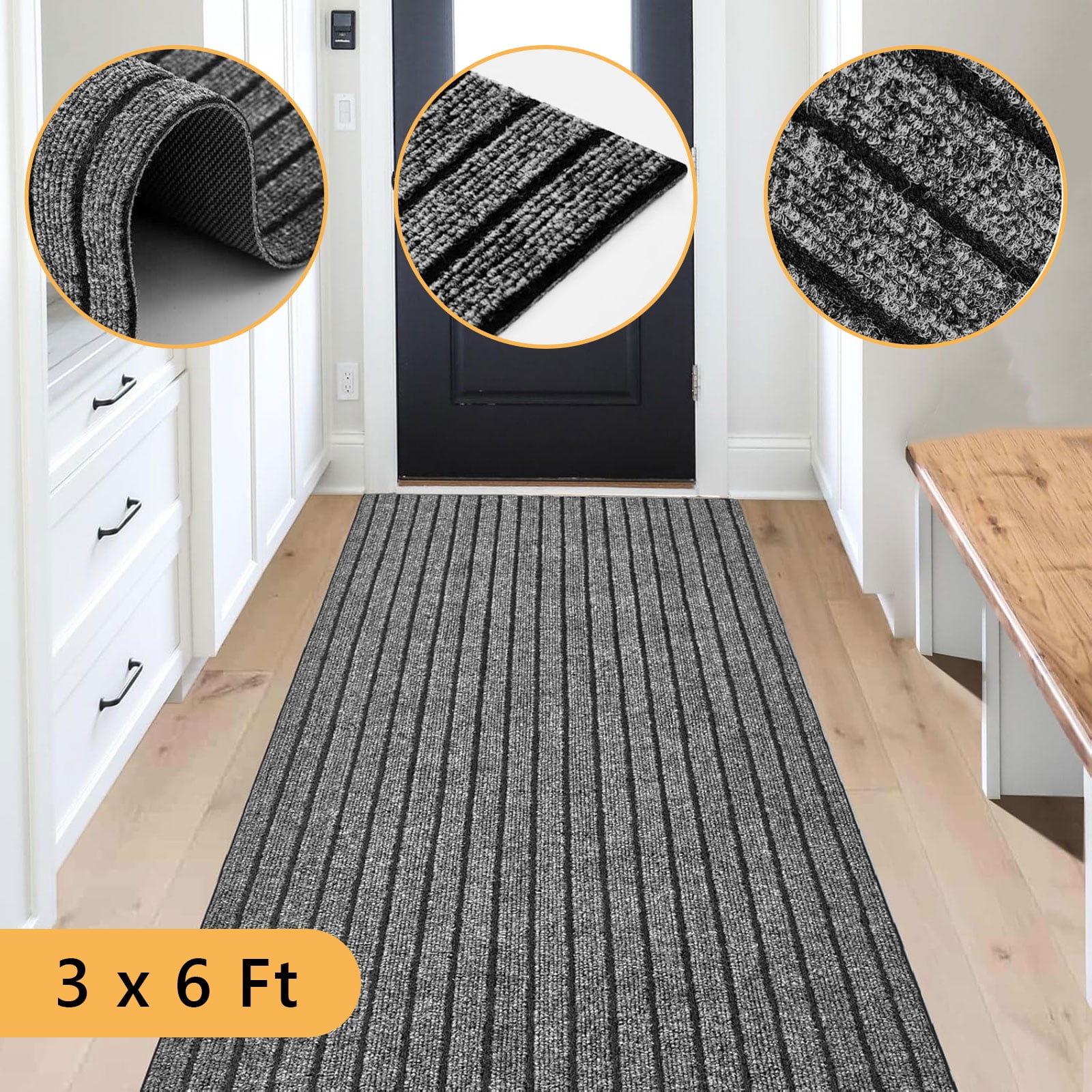 Semfri Runner Carpet Runner Rugs 3 x 6 ft Indoor Outdoor Rugs Area Rugs ...