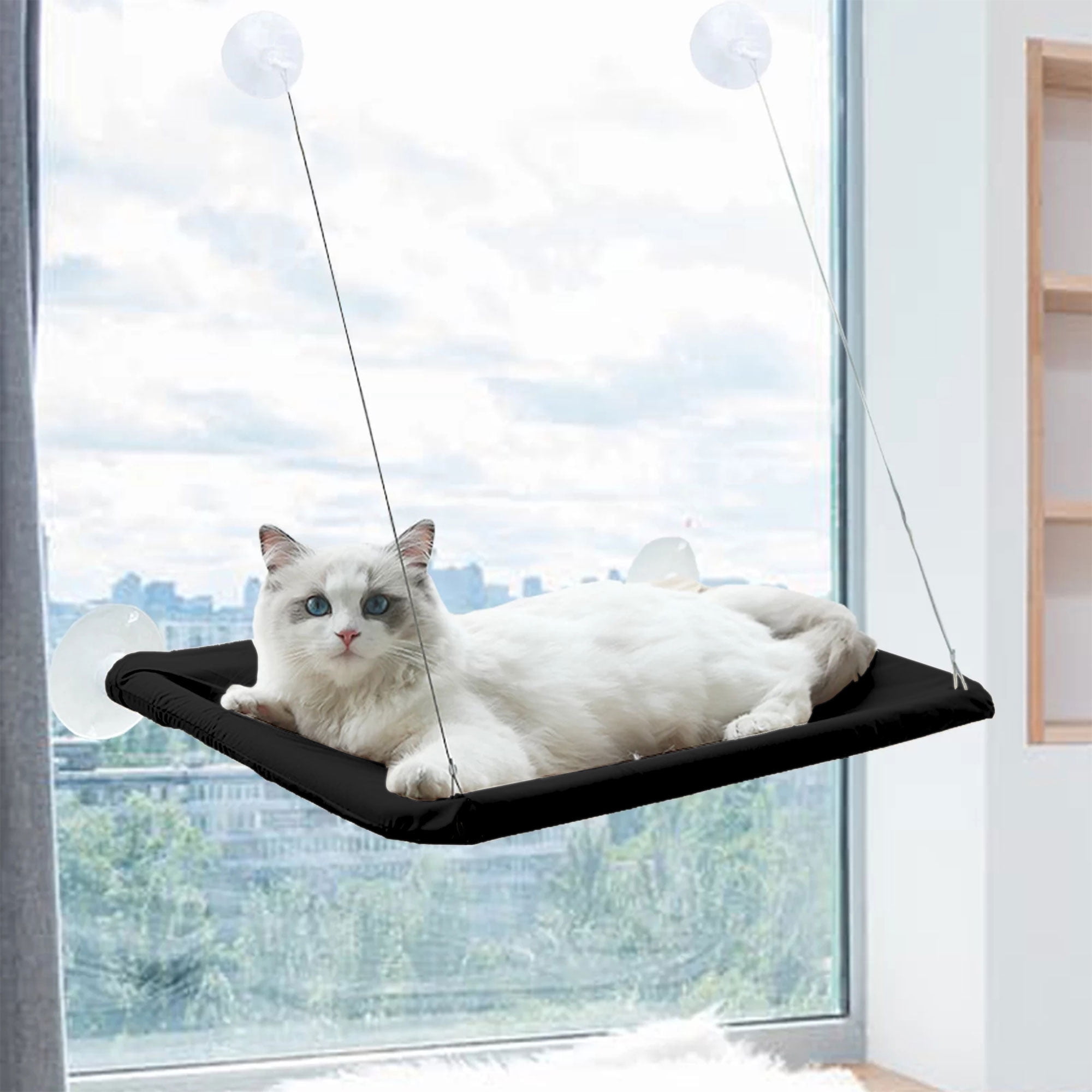 Semfri Window Cat Hammock Cat Window Sill Perch Cat Bed Pet Cat Window ...