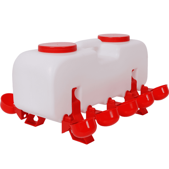 Semi-Auto Chicken Waterer 10-Cup, Easy Clean for Poultry - Walmart.com