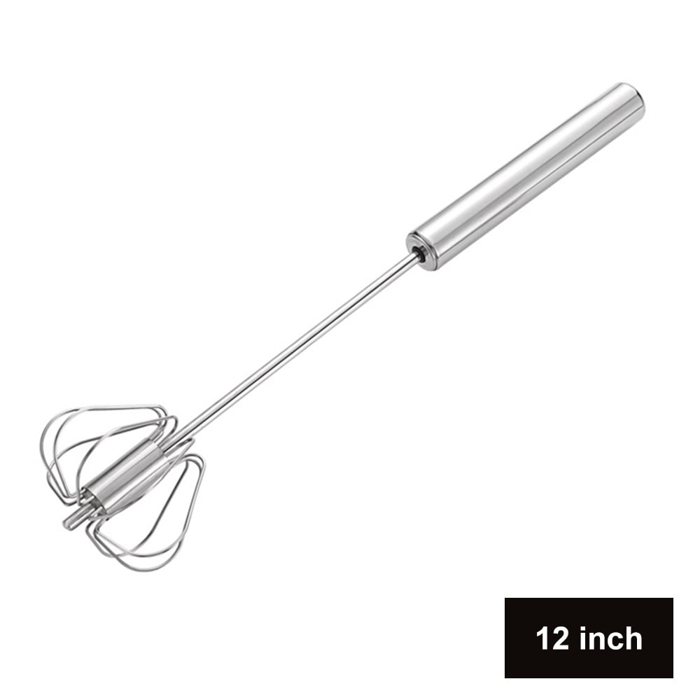 Semi Automatic Egg Beater Stainless Steel Manual Hand Egg Mixer Self ...
