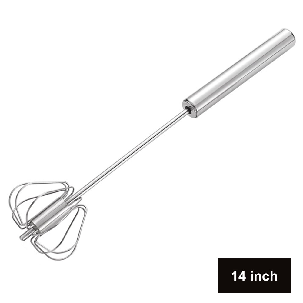 Semi Automatic Egg Beater Stainless Steel Manual Hand Egg Mixer Self ...