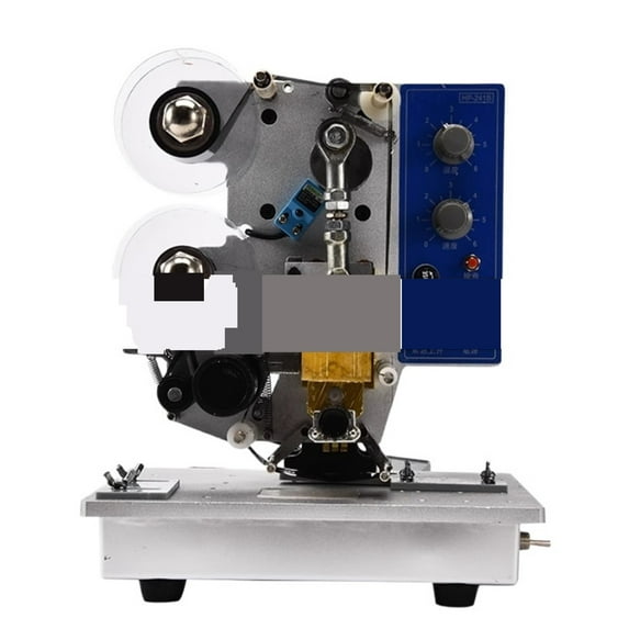 Semi Automatic Hot Stamp Coding Machine Ribbon Date Character Hot Code Printer Ribbon Date ...
