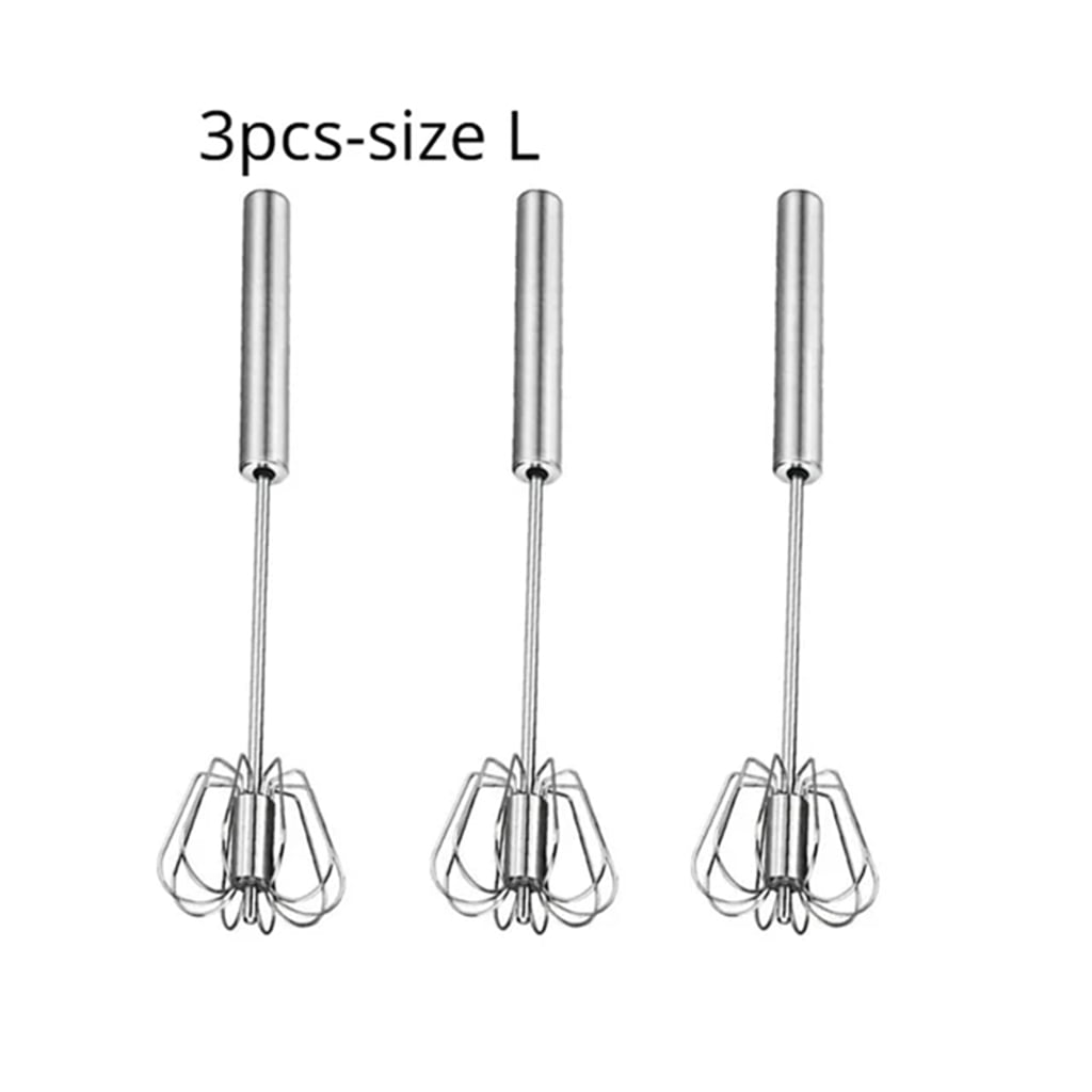Semi Automatic Mixer Whisk Egg Beater Stainless Steel Manual Hand Mixer ...