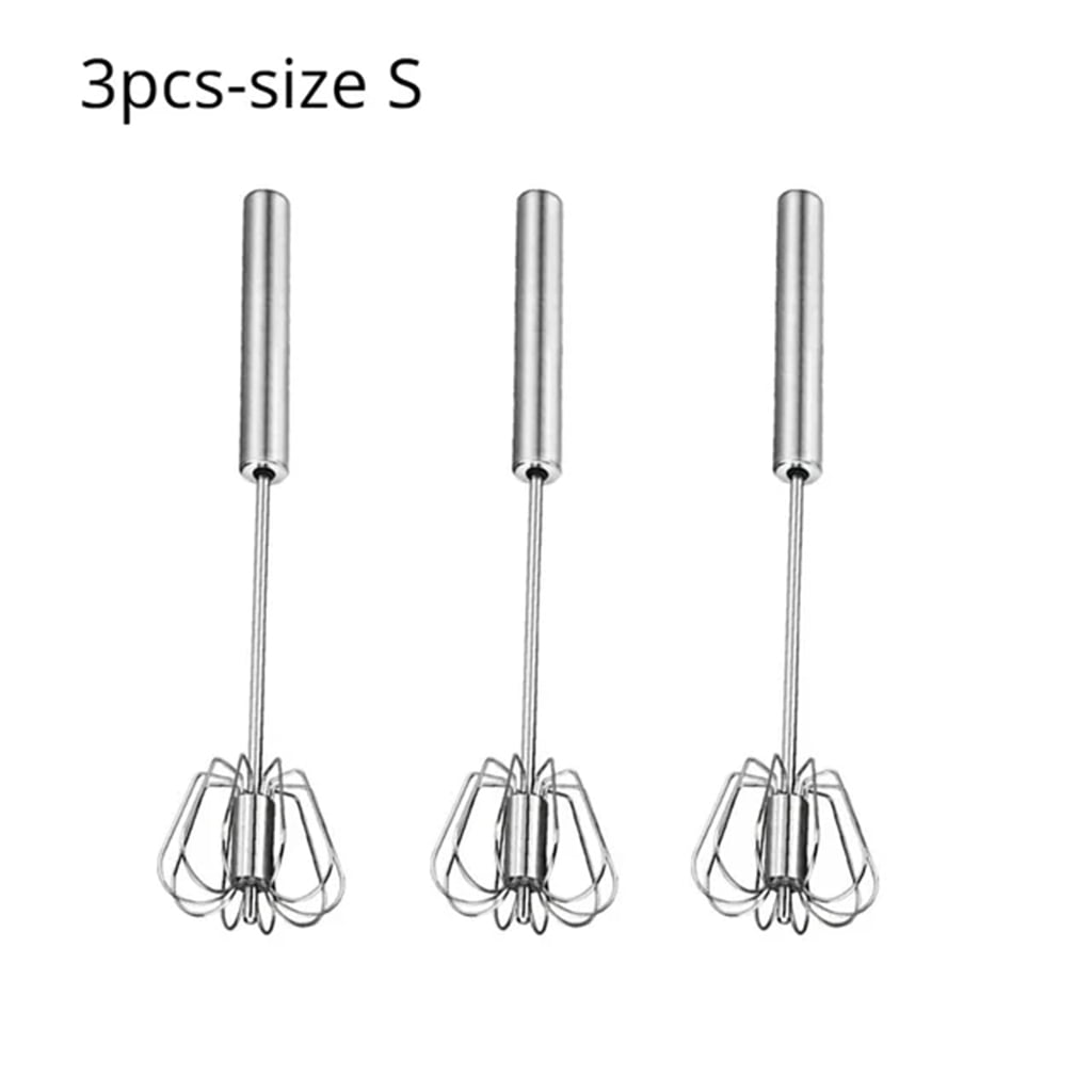 Semi Automatic Mixer Whisk Egg Beater Stainless Steel Manual Hand Mixer ...