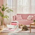 Semi-Automatic Self-Cleaning Cat Litter Box，Easy to Clean, Battery-Free ...