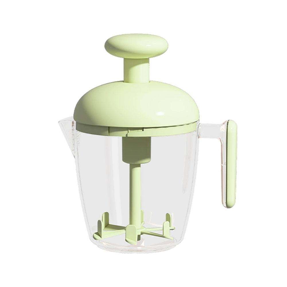 Semi-Automatic Whisk, Plastic Manual Egg Mixer Cup with Scale Line ...