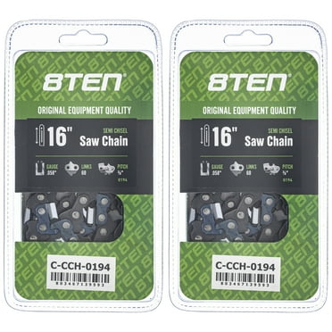 8TEN Chainsaw Chain 16 inch .050 .325 66 DL for Echo Husqvarna ...