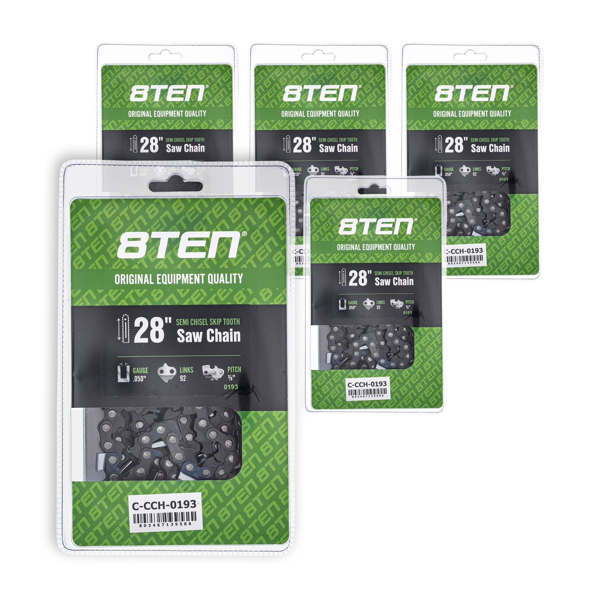 Semi Chisel Skip Tooth Chainsaw Chain 28 inch .050 3/8 92DL for ...