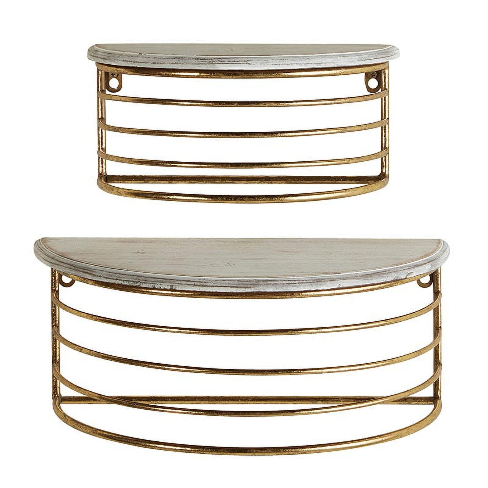Semi Circle Wall Shelf S/2 - Walmart.com