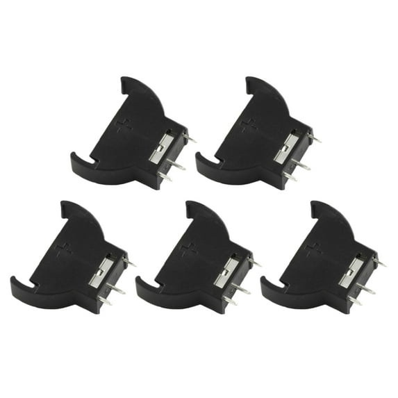 Semi Circular CR2032s Battery Holder Secure Snapping On Mechanism ABS ...